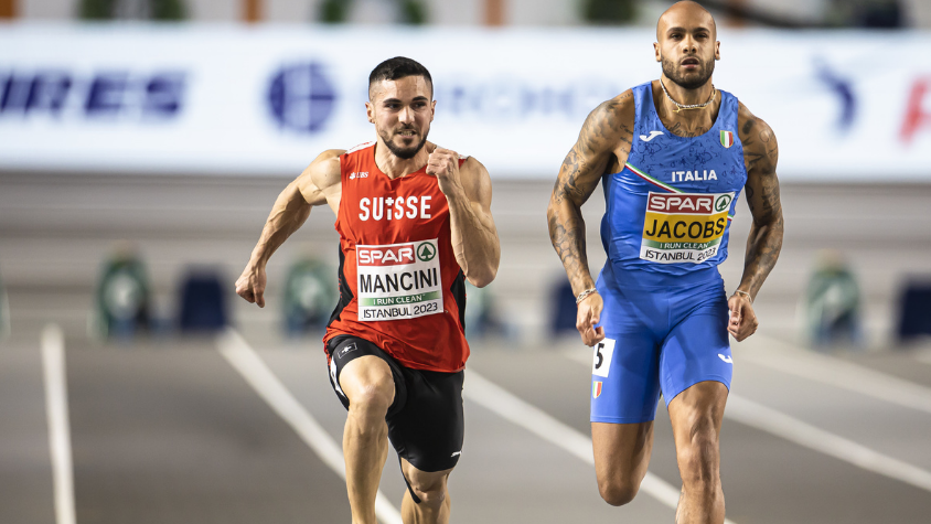 Frapp | Pascal Mancini en demi-finale du 60m à Istanbul